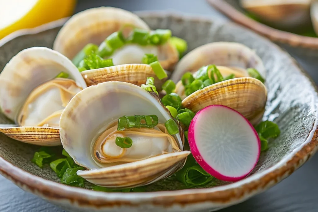 japanese cold clam appetizer - Recipe Soon